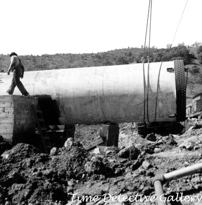 Electra Powerhouse Penstock Construction (5) Amador, Calif. - 1950s ...