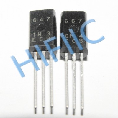 2Pairs 2SD667 & 2SB647 Transistor Amplifiers TO92 | eBay