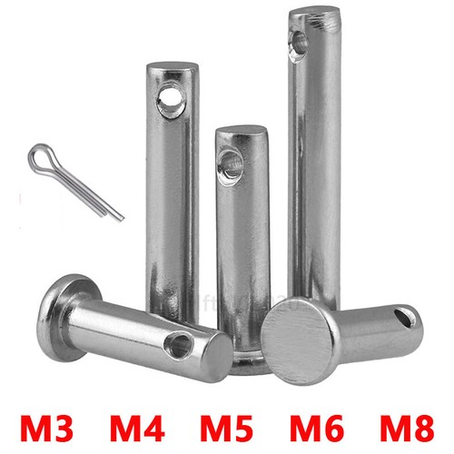 M3-M8 Clevis Pins Metric Securing Fasteners for Retaining R Clips and ...