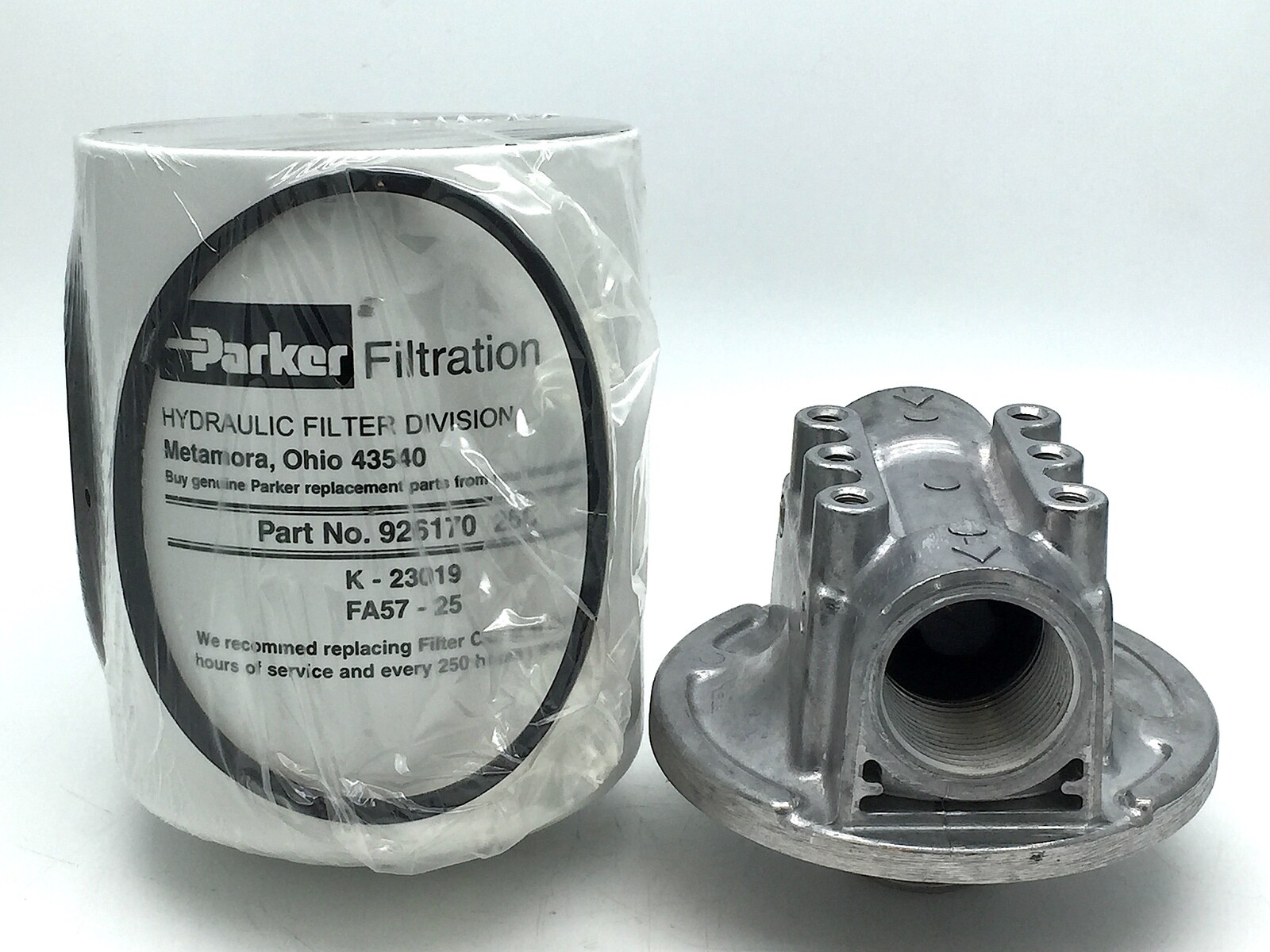 Parker Hannifin 926170 25C Hydraulic Filter Element with Housing and ...
