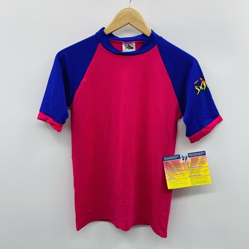 Radicool Youth Girls14 Rash Guard Swim Shirt Pink Short Sleeve SPF 100 ...