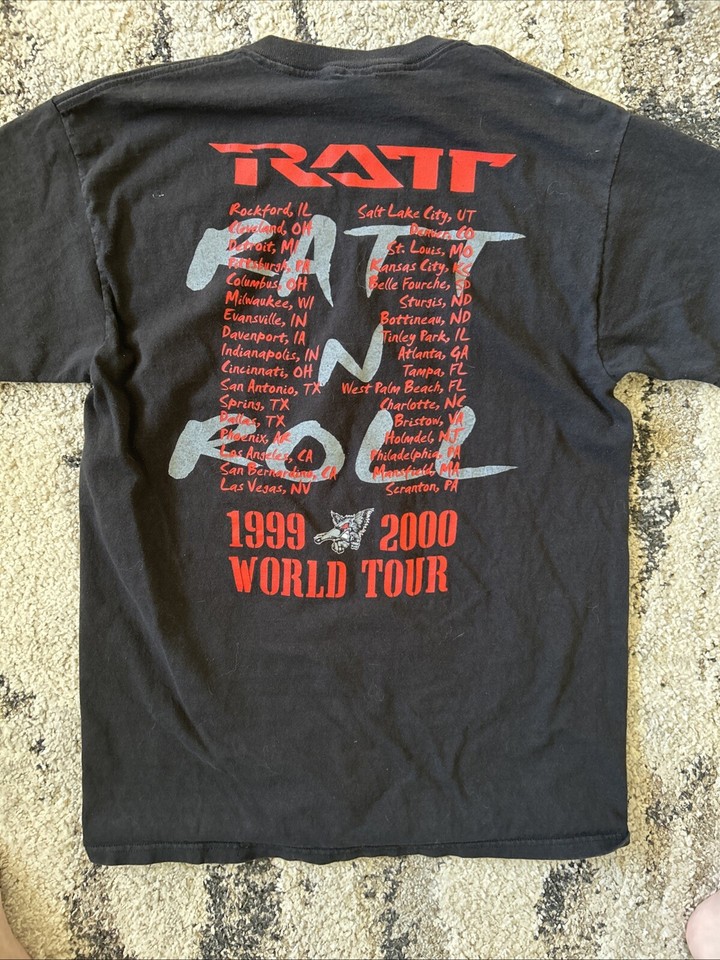 1999-2000 RATT N ROLL WORLD TOUR T-SHIRT | eBay