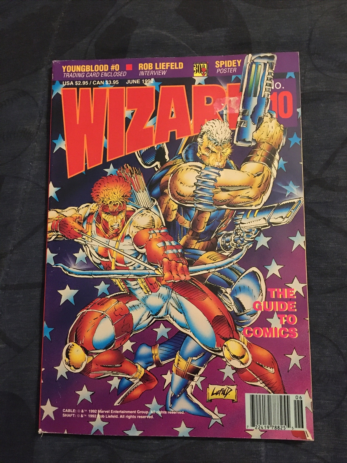 Wizard Comics Magazine #10 Spidey Poster And Youngblood #0 Insert ...