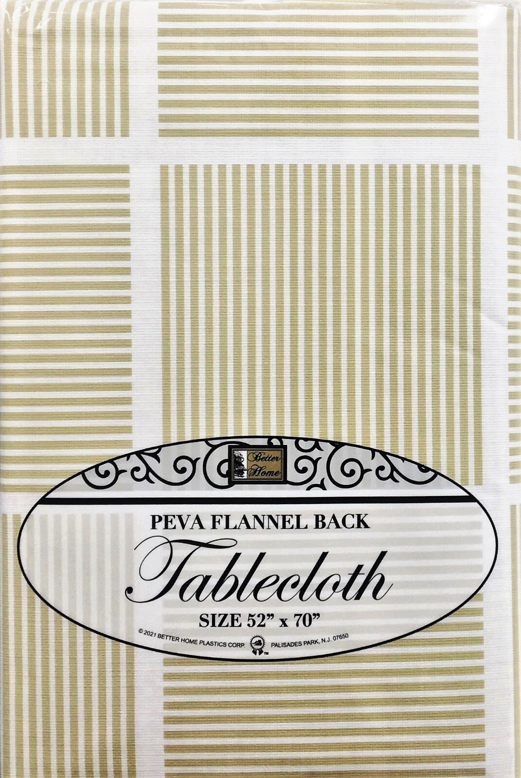 Kitchen Design PEVA Tablecloth with Protective Flannel Backed Size ...