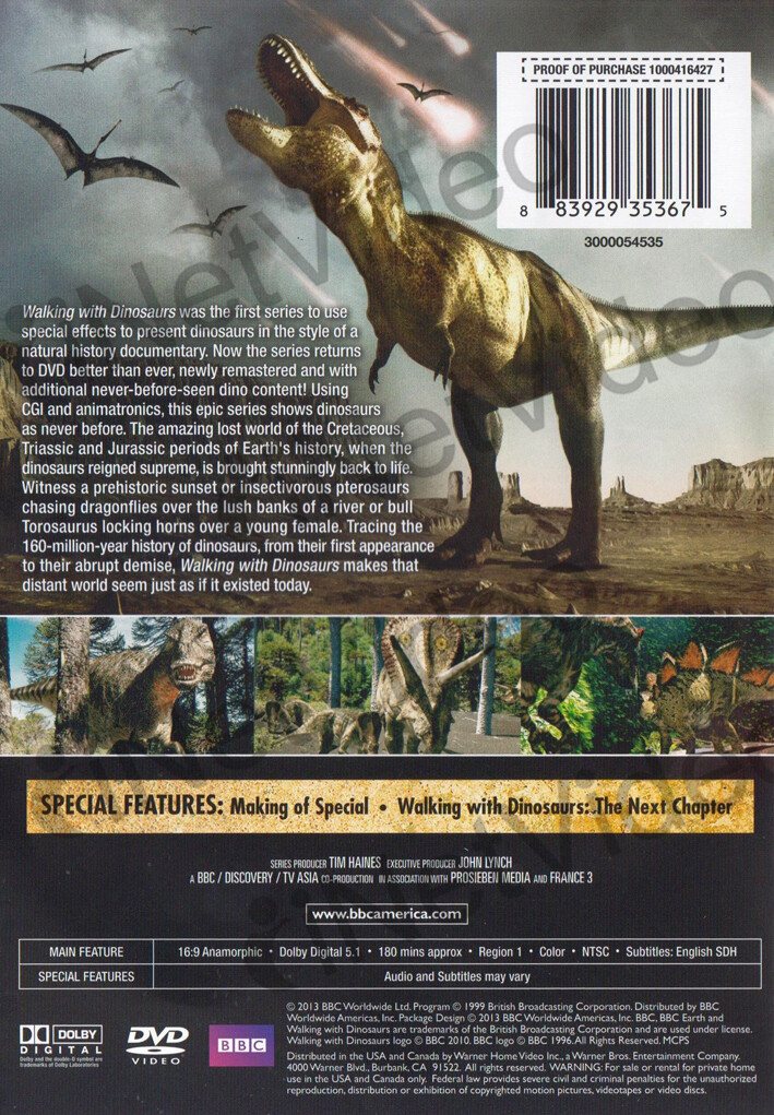 Walking With Dinosaurs Dvd Cover Movie Review: Walking With Dinosaurs