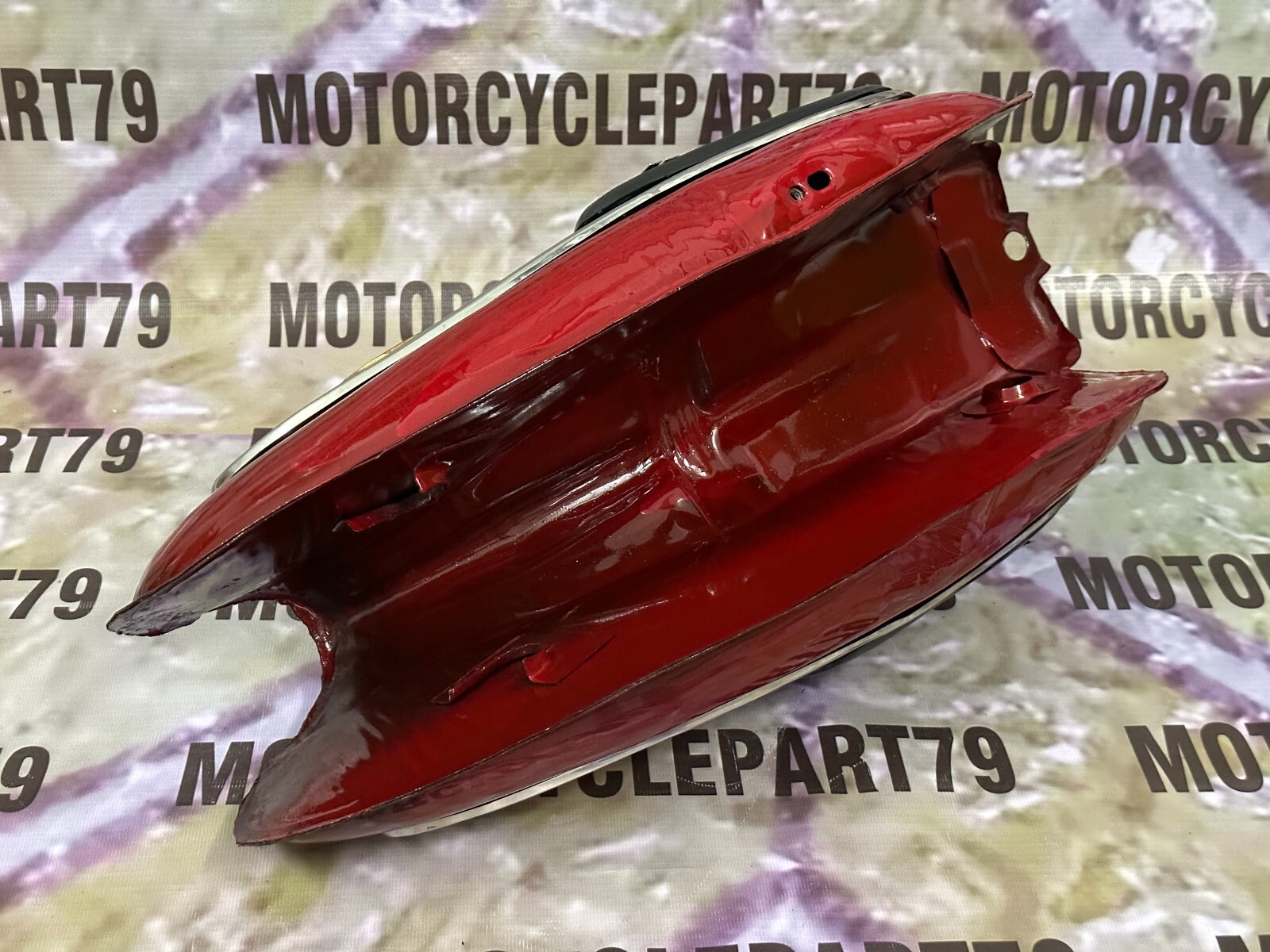 66-67 Honda SS50 Fuel Gas Tank. 71-72 SS50E SS50V, CD50 CL50 In Red ...
