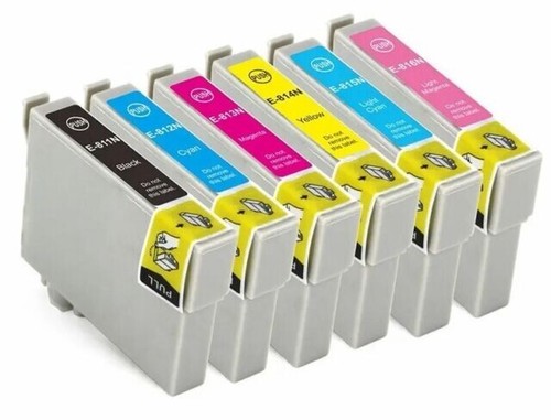 24x YYUDA NoN-OEM 81N 82N Ink Cartridges for EPSON TX650 TX710W TX810FW ...
