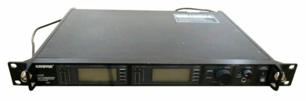 Shure UR4D-H4 Dual Uhf-r Wireless Microphone Receiver for sale online ...