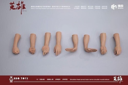 BBOTOYS x MAHA 1/6 YA Man Hua Hero BXM2201 Legend of Hero Chinese Hero ...