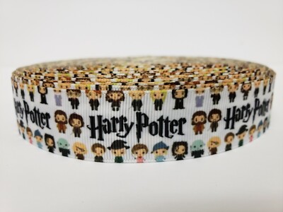 Harry Potter Characters Grosgrain Ribbon 1" By the yard NEW | eBay