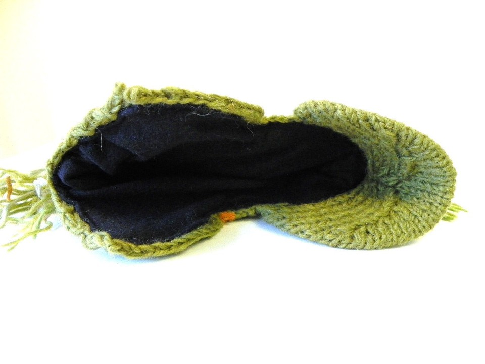 NEW Gorgeous Hand Knitted Mohawk Ear Flap Woolen Hat/Cap Made in Nepal ...