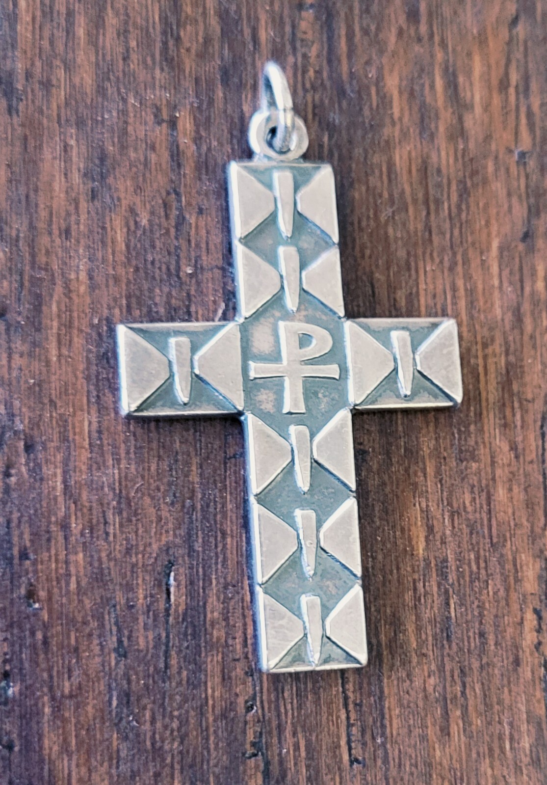 Retired James Avery Greek Staurogram Cross Pendant U… - Gem