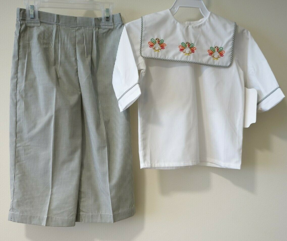 Remember Nguyen Clothing Boys NWT Remember Nguyen Smocked Bubble