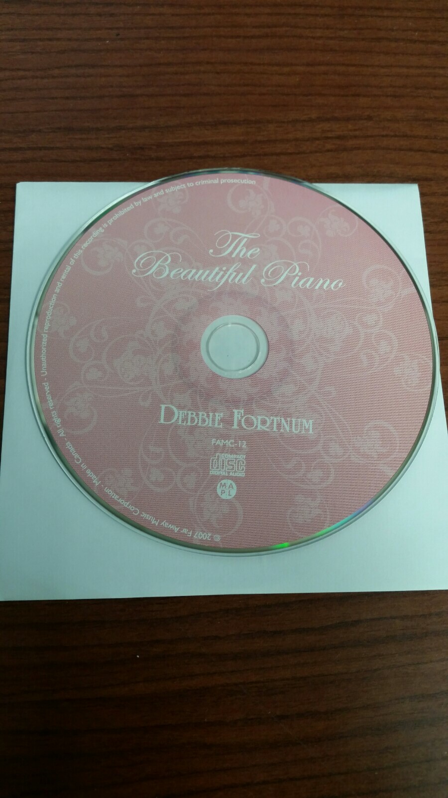 The Beautiful Piano by Debbie Fortnum Disc Only 821228835027 | eBay