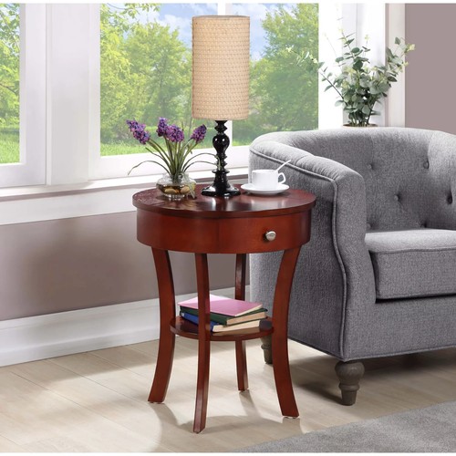 Small Chair Side End Table Sofa Storage Accent Nightstand Bedside With ...