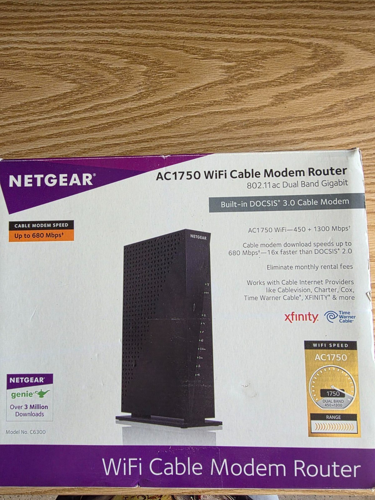 Netgear AC1750 Smart WiFi Router - 802.11 AC Dual Band Gigabit - Black ...