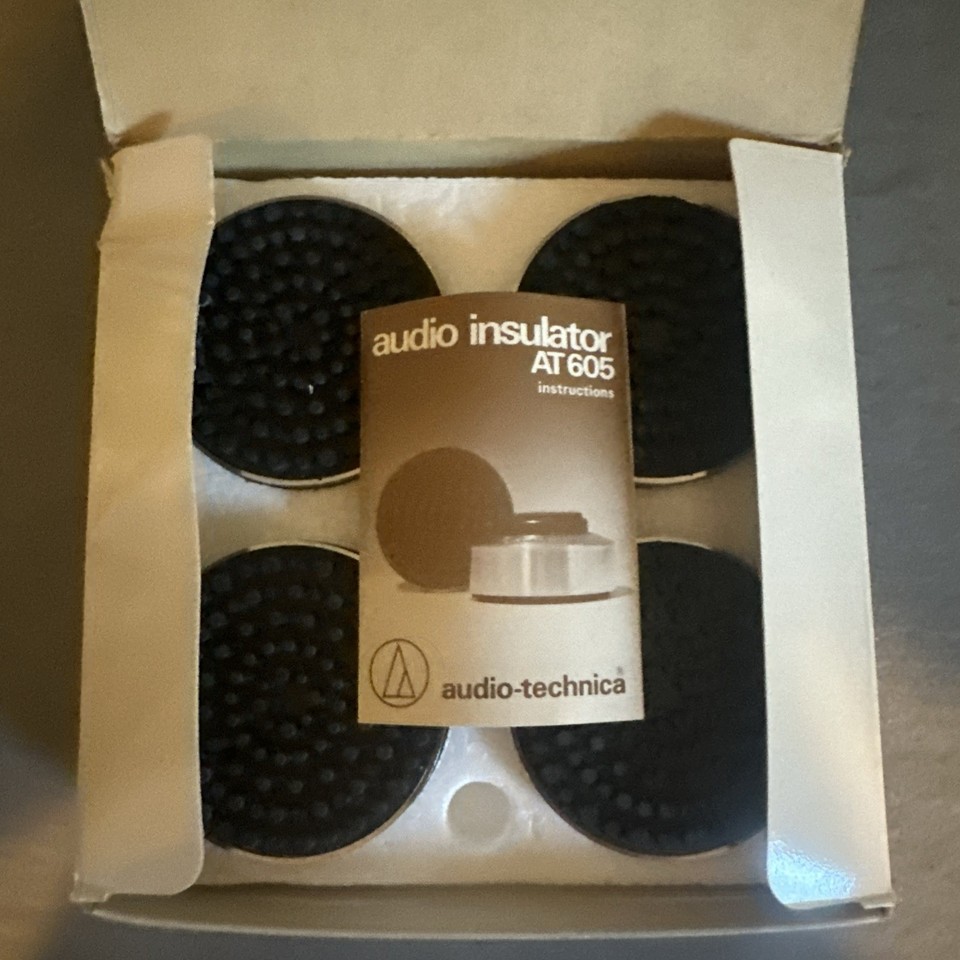 AUDIO - TECHNICA AT605 AUDIO INSULATOR SHOCK ABSORING DAMPERS In box | eBay