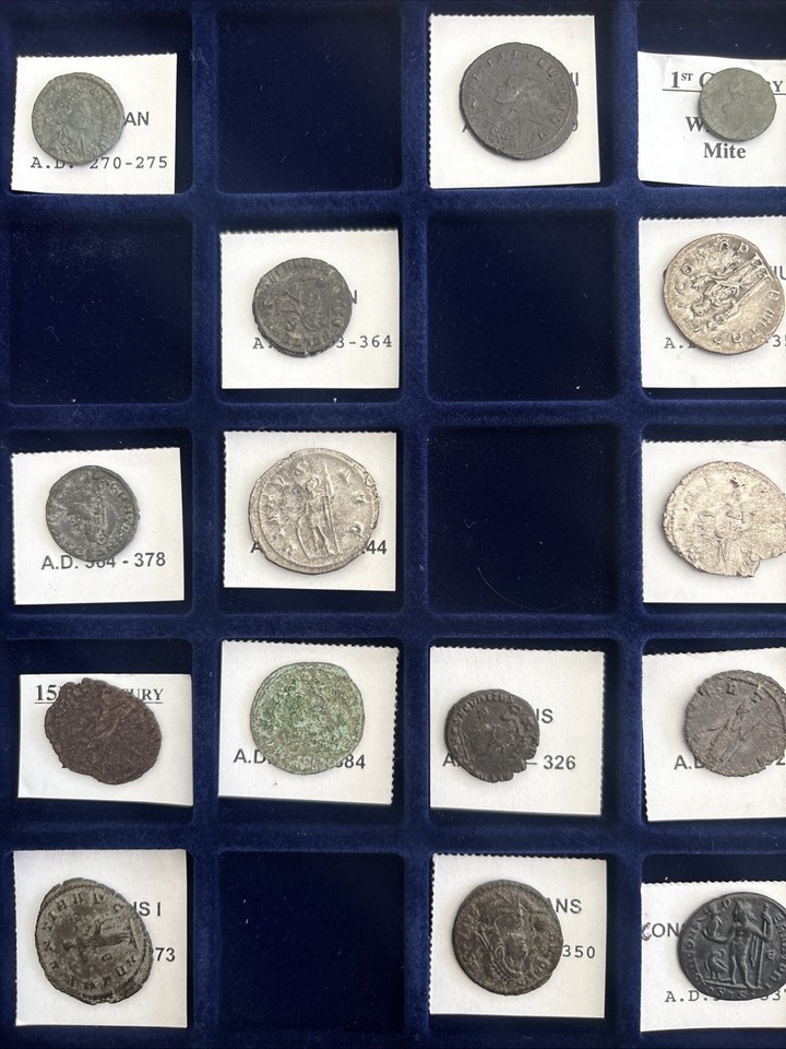 Roman and Chinese Coin Collection with Ancient Coins Collectors Rare ...