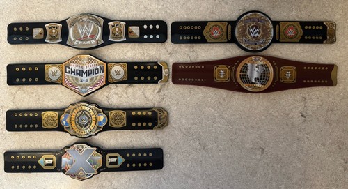 WWE Championship Title Slap Bands Lot of 6 Belts Spinner, US, NXT, Tag ...