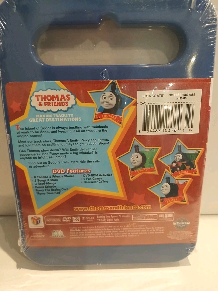 Thomas & Friends Track Stars DVD Percy Emily Kids Children 2009 ...