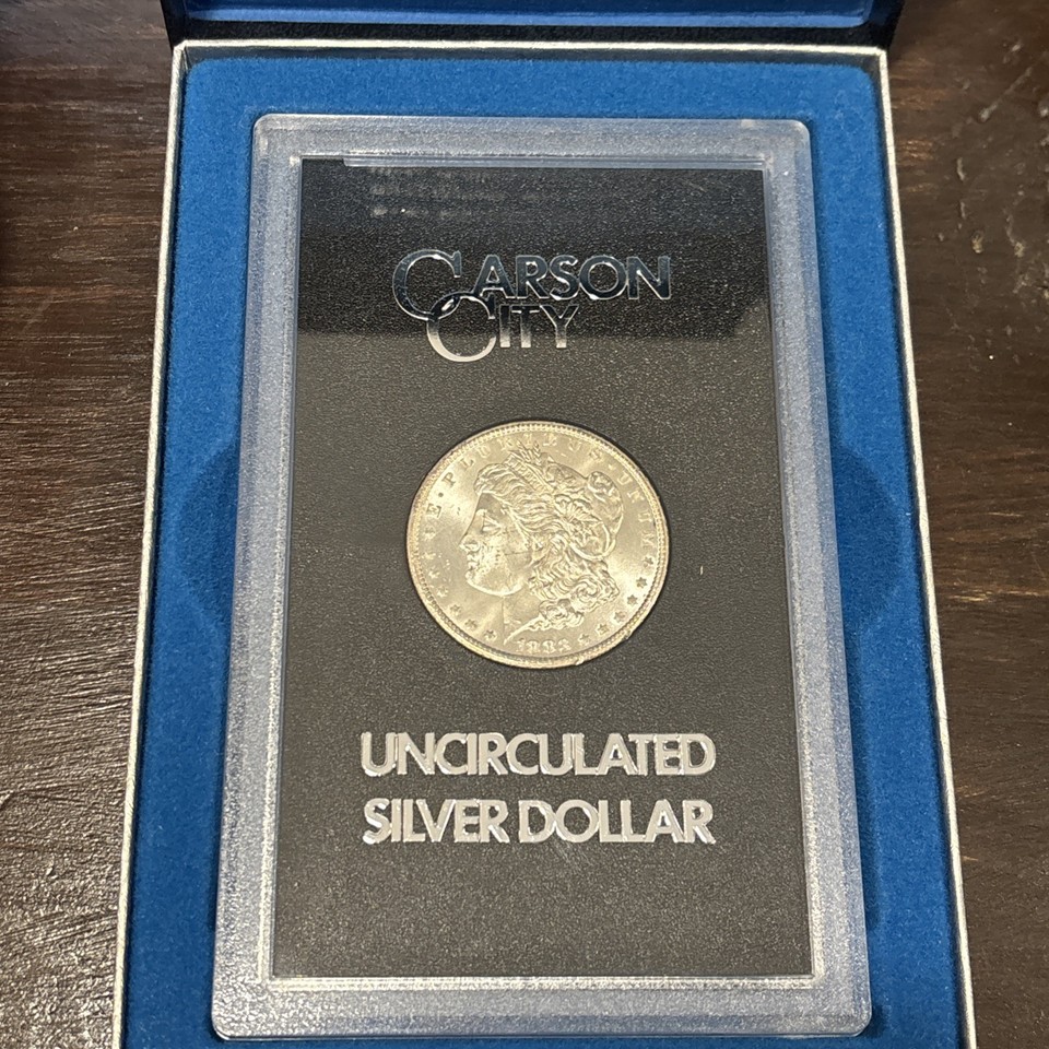 1883-CC $1 Morgan Dollar 90% Silver UNC Carson City US Coin in GSA Box ...