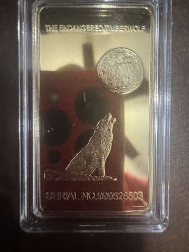 One Troy Oz 100 Mils .9999 Fine Gold Clad Yosemite And Endangered ...