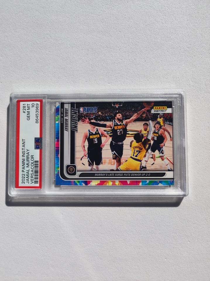 2022 Jamal Murray 2/5 PSA 10 Panini Instant America Versicolor #281 NBA ...