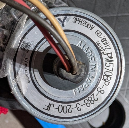 ITOH DENKI Power Moller PM570BP-8-288-3-200-JF AC Power Roller With ...