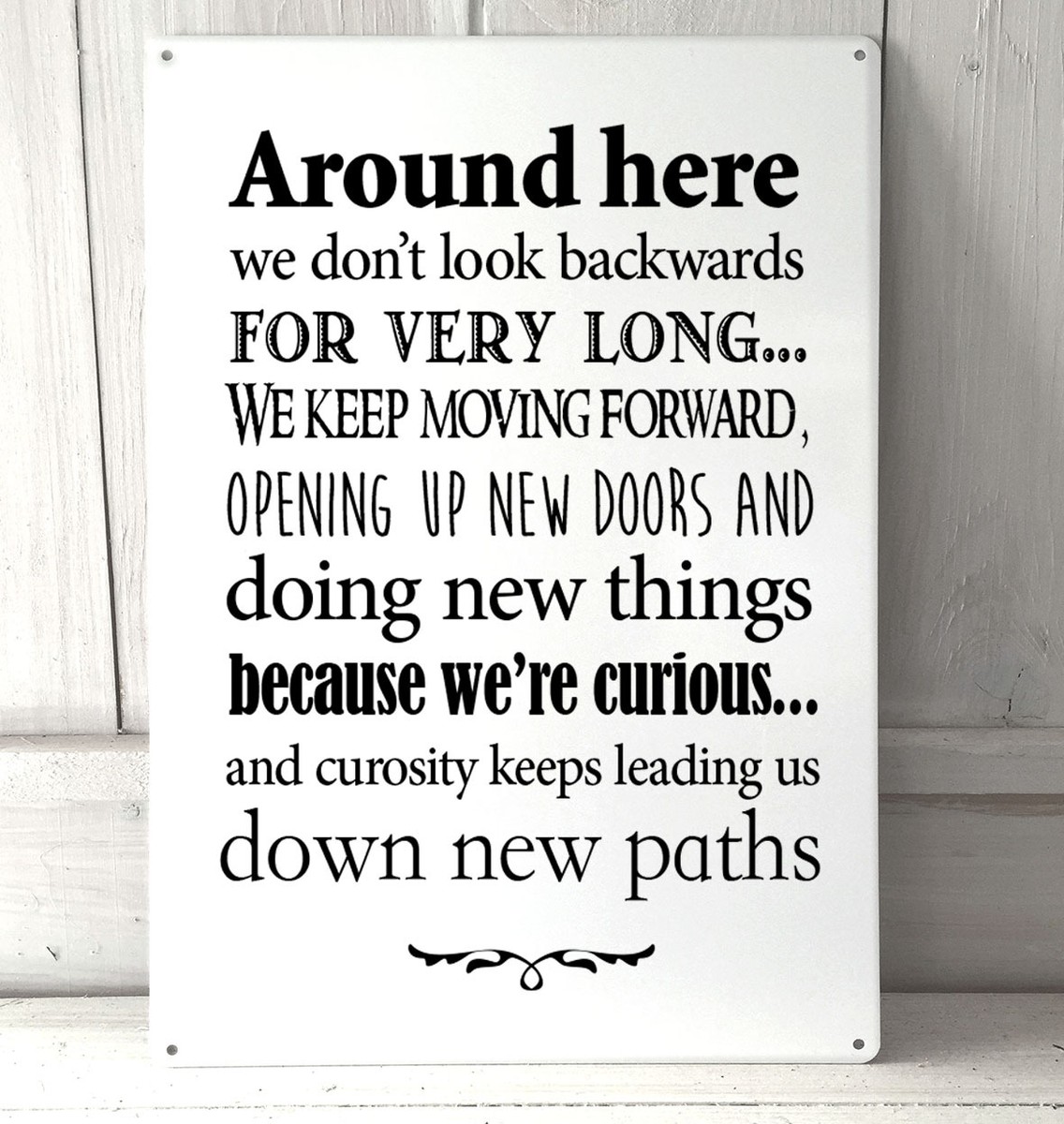 Metal Signs Quotes Metal Sign, Enamel Sign, Quote Sign, Sign With