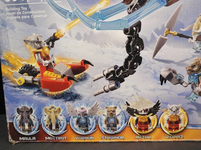 LEGO LEGENDS OF CHIMA: Maula's Ice Mammoth Stomper (70145) for sale ...