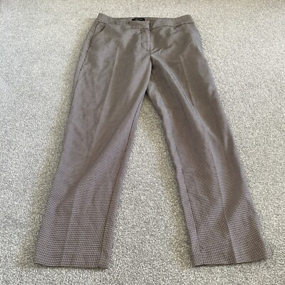 New Look Womens Multicoloured Check Polyester Trousers Size 10 | eBay