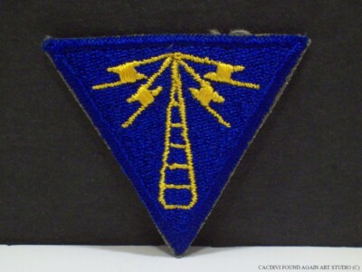 WWII USAAF Communications Specialist Patch US Army Air Corps Cut Edge ...