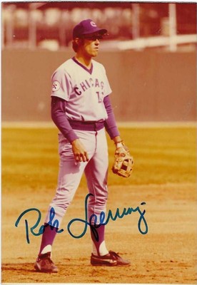 ROB SPERRING PHOTO 4x6 AUTOGRAPHED SIGNED CHICAGO CUBS **RARE** | eBay