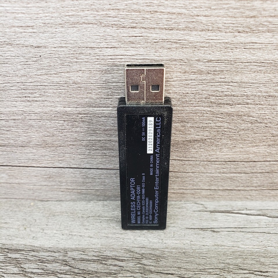 Genuine Sony PlayStation Wireless Adapter CECHYA-0081 PS3 PS4 USB ...
