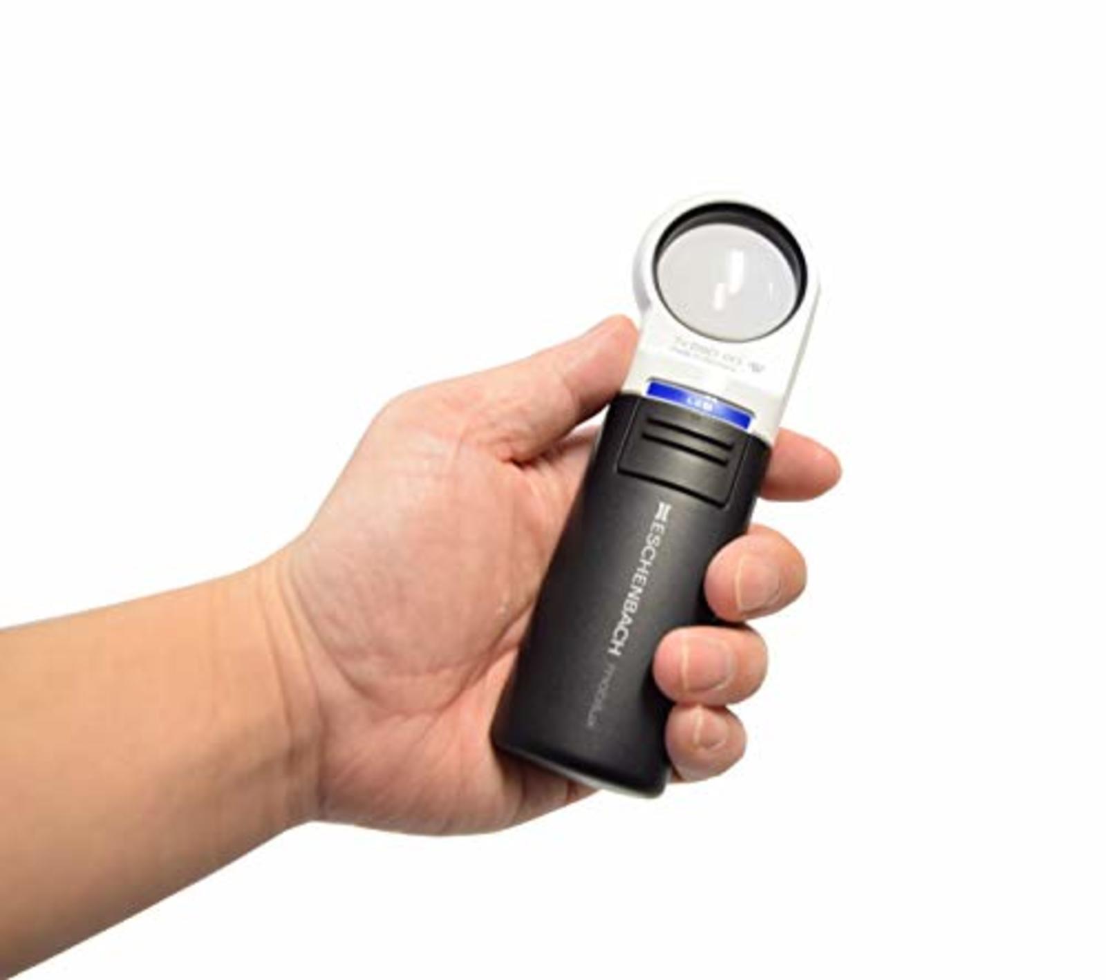 Eschenbach 1511-7 Mobilux 7x LED Illuminated Hand-held Magnifier With ...