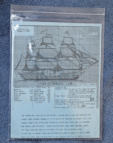 Home Port Craft HMS Charon Ship NEEDLEPOINT Kit | eBay