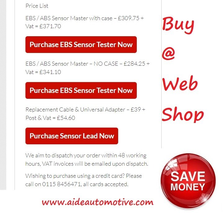 EBS /ABS Sensor Test For Truck, Trailer / | Grelly UK