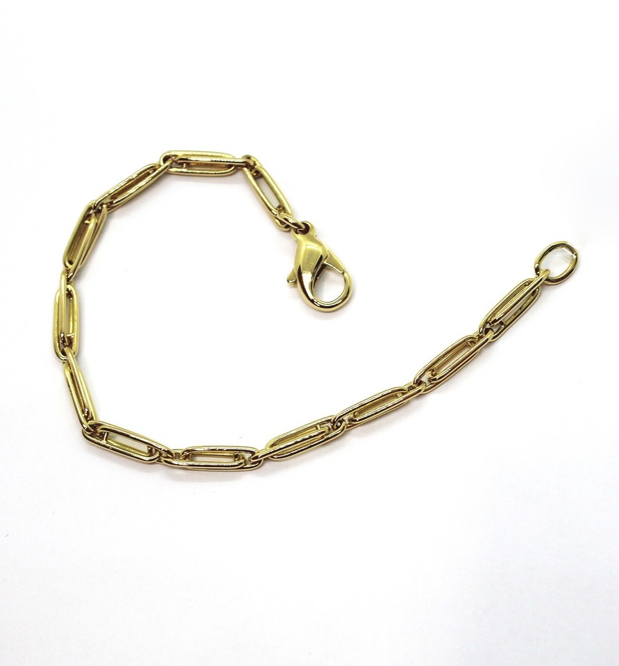 Bracelet Chain Forzatina Extended in Yellow Gold 18k | eBay
