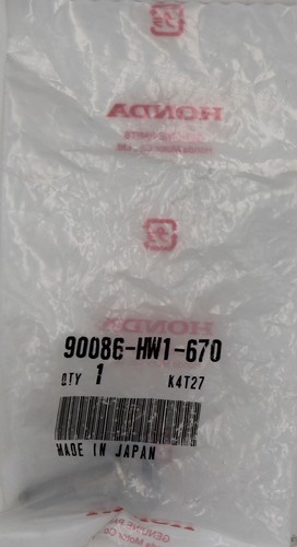 Genuine Honda Special Bolt Part Number - 90086-HW1-670 | eBay