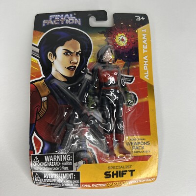 Final Faction Specialist Shift Alpha Team 1 Action Figure (4 Inches ...