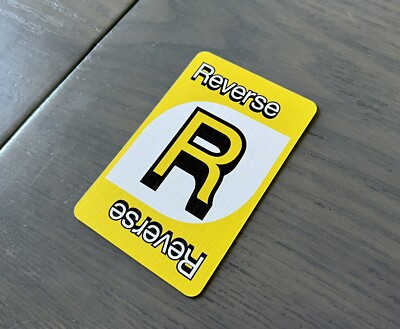 Mattel UNO Deluxe 50th Anniversary | Yellow Reverse Card | Official ...