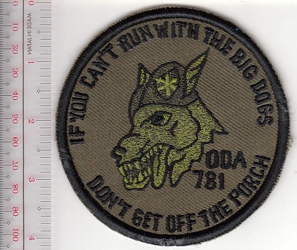 Green Beret US Army Canal Zone 7th Special Forces Group ABN ODA-781 Ft ...