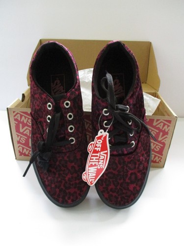 VANS Doheny Women's Cozy Animal Beet Red/Black Velvet - VN0A3MVZUS7 ...