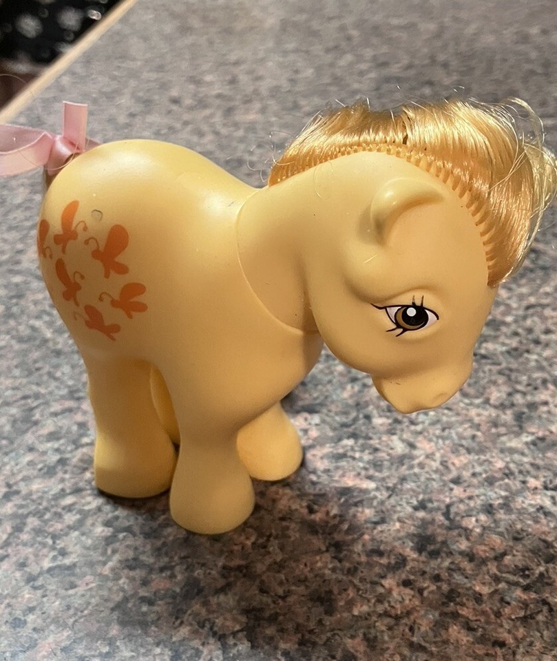 My Little Pony Butterscotch 35th Remake Hasbro 2007 Yellow Candy | eBay
