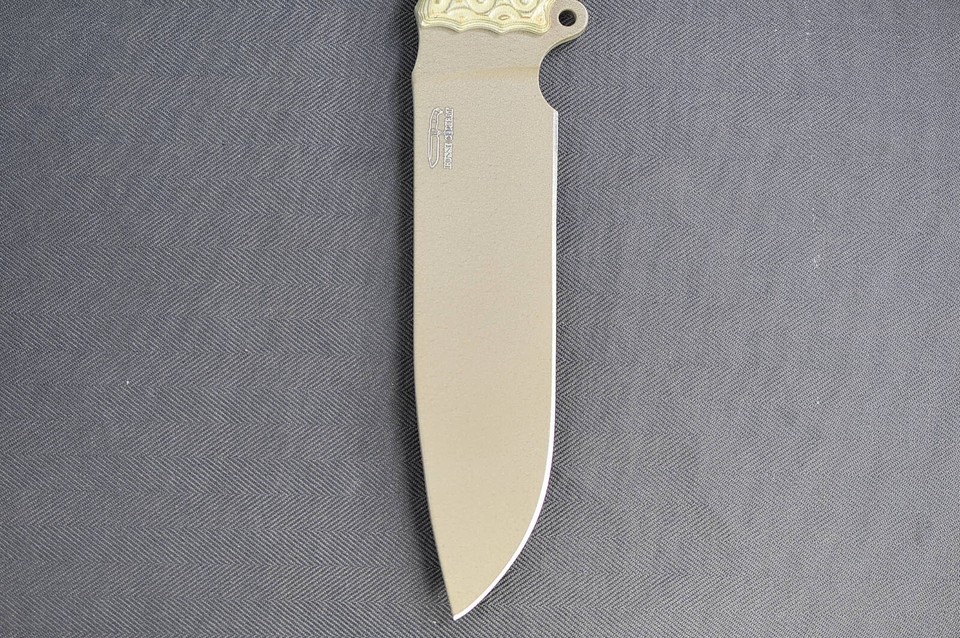 Busse Combat Fat HOGFSH .337” Flat Ground Sage Crinkle Blade, Ghost ...