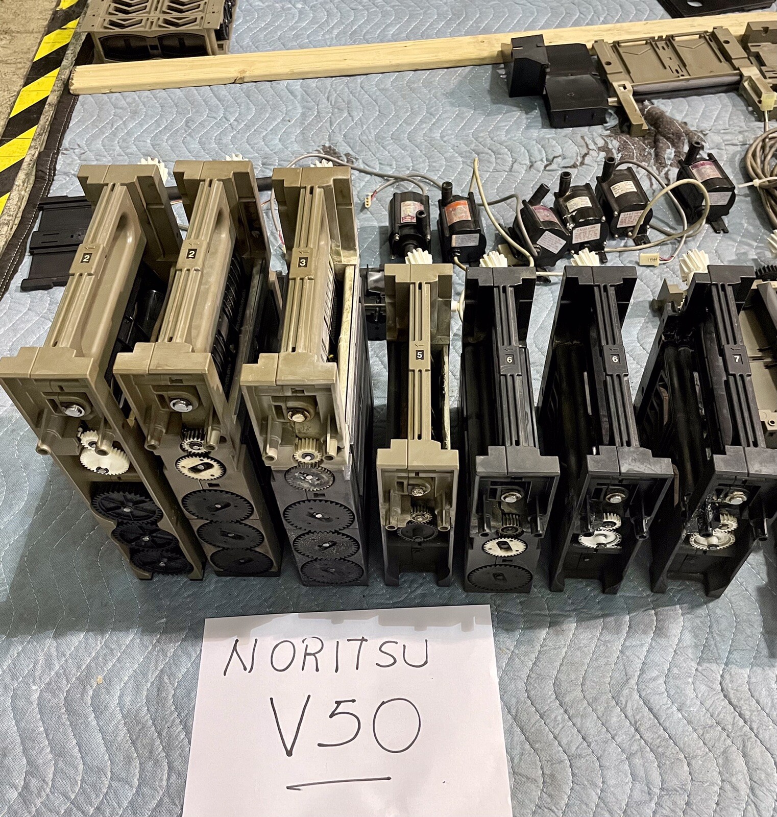 Noritsu V50 sm film processor used kit , pump , rack , crossover ...