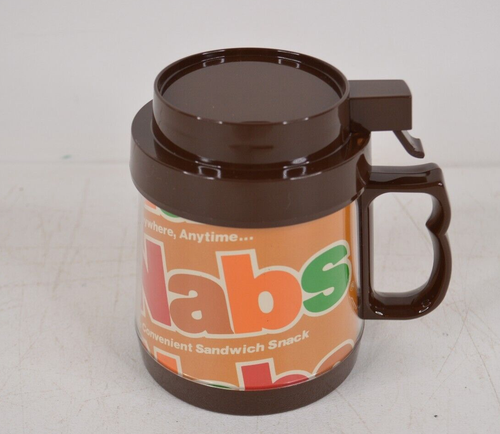 Vintage 1980s Nabisco Nabs Thermo-Serv Coffee Cup Mug Sandwich Cracker ...