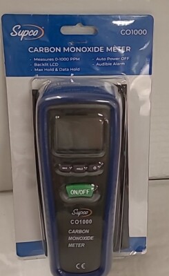CARBON MONOXIDE ANALYZER SUPCO CO1000 | eBay