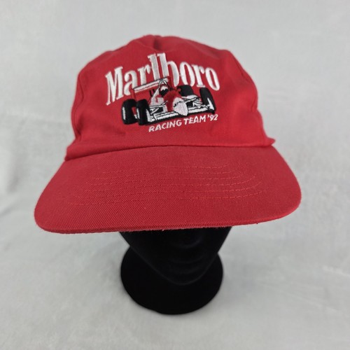 Vintage Marlboro Racing Team ‘92 Baseball Hat Red Formula 1 - F1 | eBay