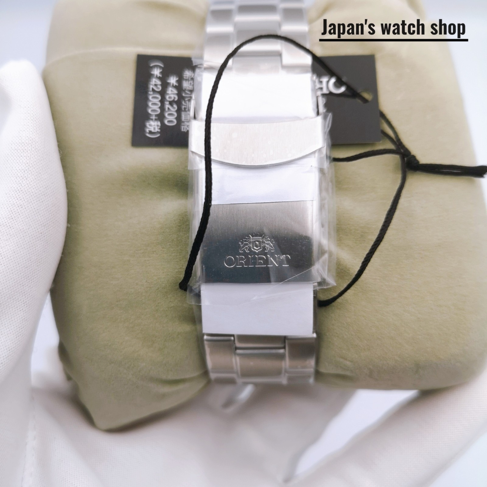 ORIENT Mako RN-TX0203S White Panda Solar Chronograph Men's Watch New in ...